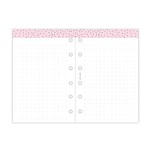 Filofax Pocket Confetti Week to View Diary, organizer diary, 2023, diary refill, calendar, White