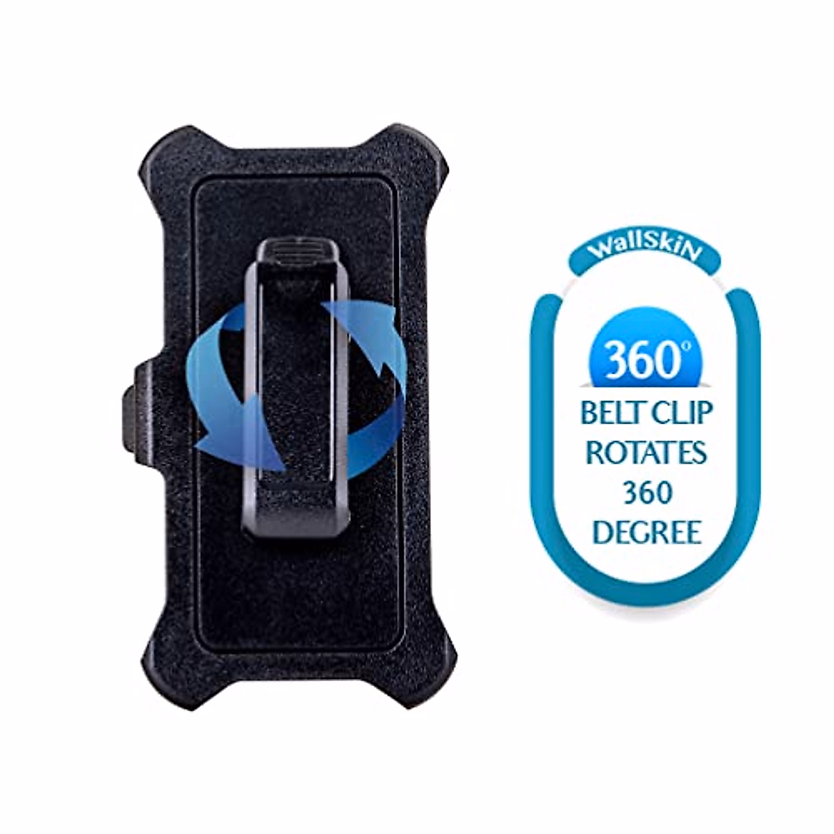 WallSkiN 2 Pack Replacement Belt Clip Holster for Samsung Galaxy S21 OtterBox Defender Series Case | Clip for Belt Holder (Case Not Included)