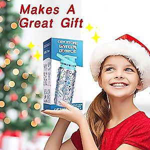 Gift for Girls, Decorate Create Your Own Water Bottle Kits for Girls, Girls DIY Arts and Crafts Kits Supplies Toys for Children Ages 4-6-8-12, Birthday Valentines Gifts for Kids Daughter Gift Ideas