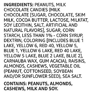 Amazon Brand - Happy Belly Nuts, Chocolate & Dried Fruit, Trail Mix, 3 pound (Pack of 1)