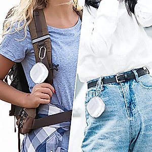 AIRSPO Clear Case Compatible with Samsung Galaxy Buds 2 Pro/ Galaxy Buds 2/ Galaxy Buds Pro/ Galaxy Buds Live Case Transparent Case Cover (Clear)