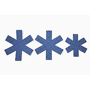 Pot and Pan Protectors for Stacking, Mosaic Design- Set of 12 in 3 Different Sizes, Cookware Protector/Dividers, Pan Separator Anti-Slip to Prevent Scratching or Marring When Stacking, Extra Thick
