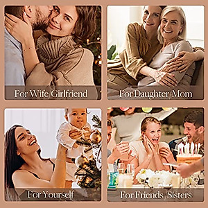 LOUISA SECRET Birthstone Bracelets for Women Girl, 925 Sterling Silver Dainty Simple Women Charm Link Bracelet, Birthday Anniversary Jewelry Gifts for Woman Girlfriend Mother Mom Her Wife