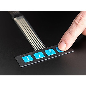 Adafruit Membrane 1x4 Keypad + Extras [ADA1332]