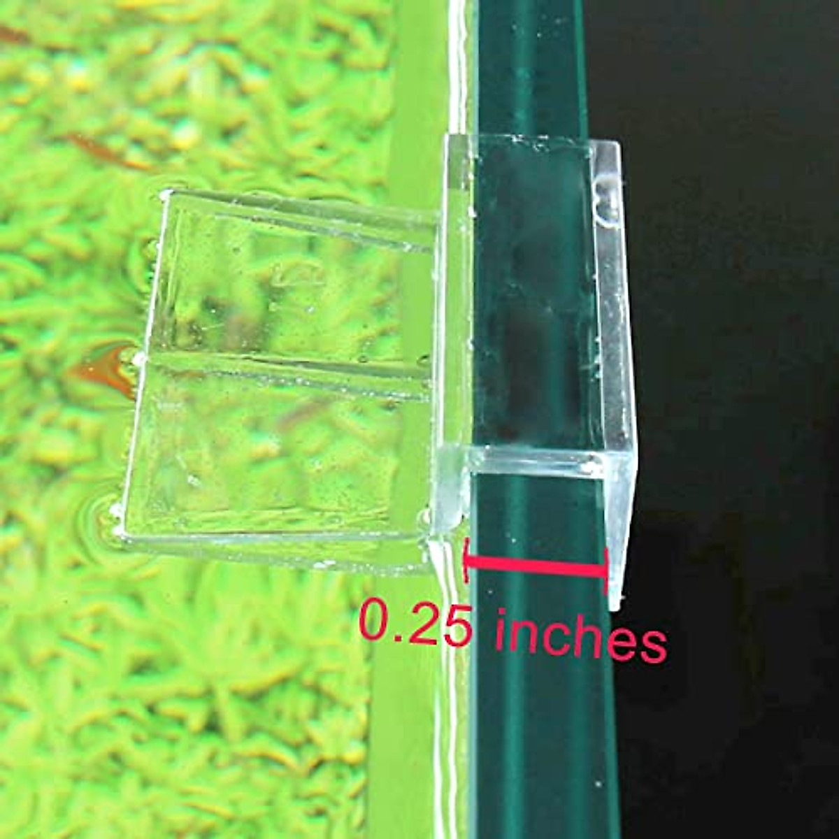 Alfie Pet - Alwina 4-Piece Set Fish Tank Anti-Jumping Net Cover - Color: Clear