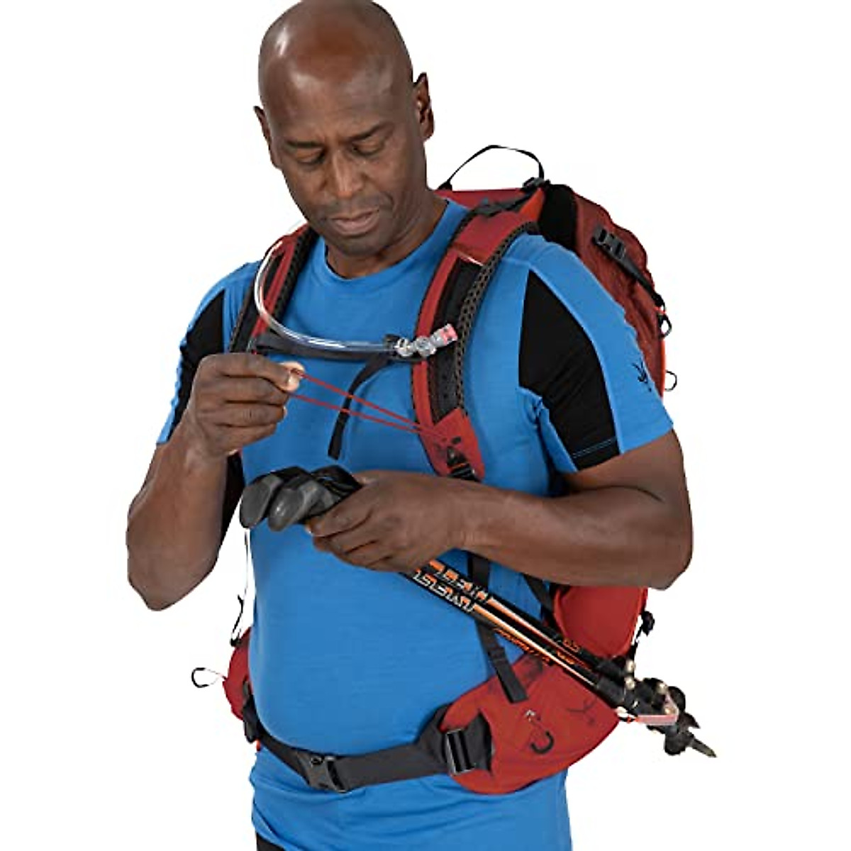 Osprey Manta 24L Men's Hiking Backpack with Hydraulics Reservoir, Black