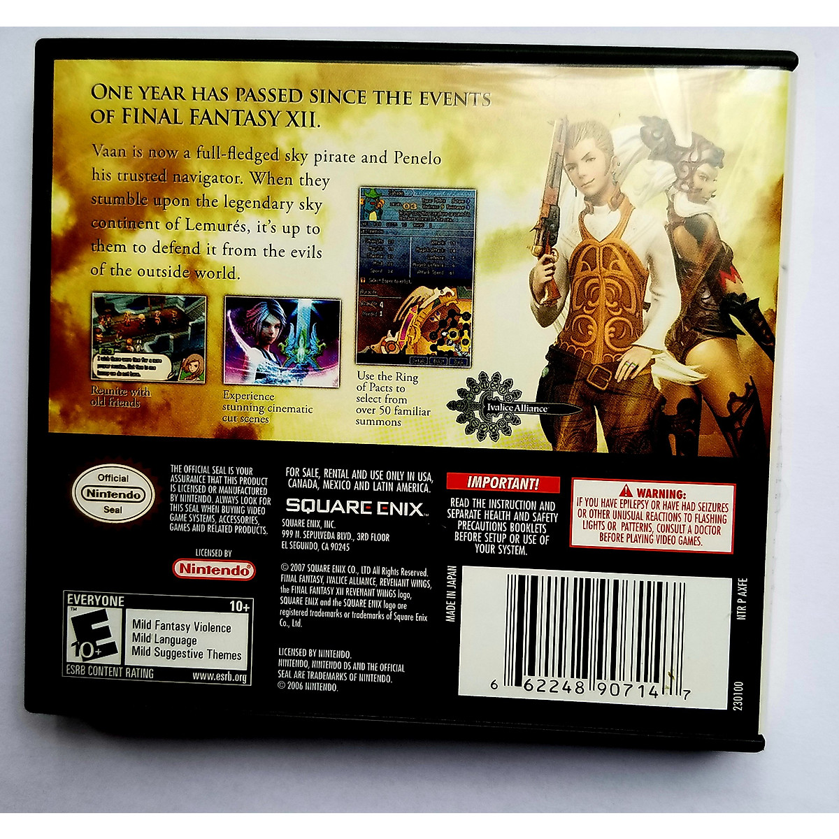 Final Fantasy XII: Revenant Wings - Nintendo DS