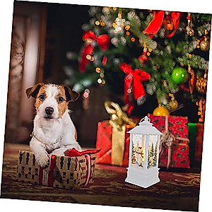 Didiseaon 1PC Music Decor Portable Christmas Decor Christmas Music Snow Globe Nativity Snow Globe Snowman Snowglobe lamp Decorations Christmas Lights LED Desk lamp