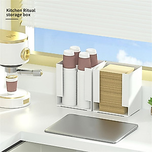 SHANSHUO Multi-Functional Instant Noodle Storage Box ，Kitchen Storage containers，Kitchen Organizer for Ramen Cups Perfect for Pantry Organization and Efficient Food Storage(Large)