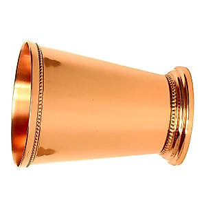 PARIJAT HANDICRAFT Mint Julep Cup Pure Copper Moscow Mule Mint Julep Cup beautifully handcrafted Capacity 12 Ounce