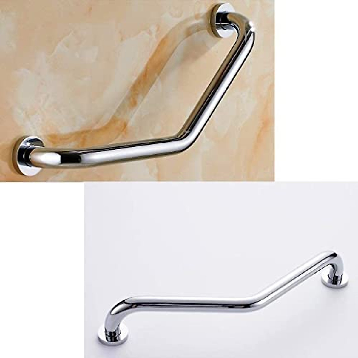 MIIKHI Towel Rails,Towel Rack, Towel Rails,Bath Wall Attachmentgrab Bar Rails Grab Bar Bathroom Stainless Steel Anti-Slip Polishedhandle Elderly Handrails Disability for Toilet Kitchen St