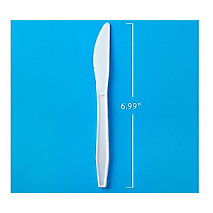 Member's Mark Plastic Knives, Heavyweight, White (600 Count)