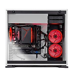 Skytech Gaming Shiva Gaming PC Desktop – Intel Core i5 11400F 2.6 GHz, AMD RX 6600, 1TB NVME SSD, 16GB DDR4 RAM 3200, 650W Gold PSU, 11AC Wi-Fi, Windows 11 Home 64-bit,White