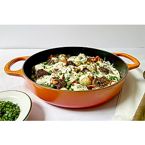 Le Creuset Signature Cast Iron Everyday Pan, 11", Sea Salt