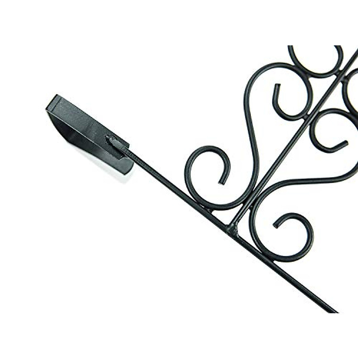 HUJI Sturdy Over The Door 5 Hooks Clothes Hanger for Coats Hats Belts Organization Storage for Office or Home (1 Pack, Over The Door Hanger)