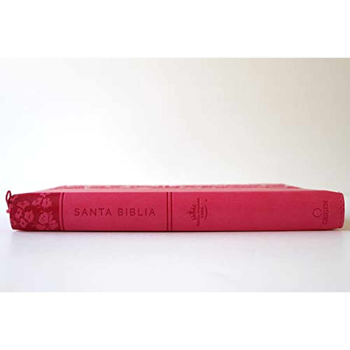 Biblia Reina Valera 1960 letra grande. Símil piel fucsia, cremallera, índice, ma nual / Spanish Bible RVR 1960. Handy Size, Large Print, Leathersoft