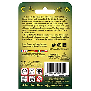 Steve Jackson Games Cthulhu Dice