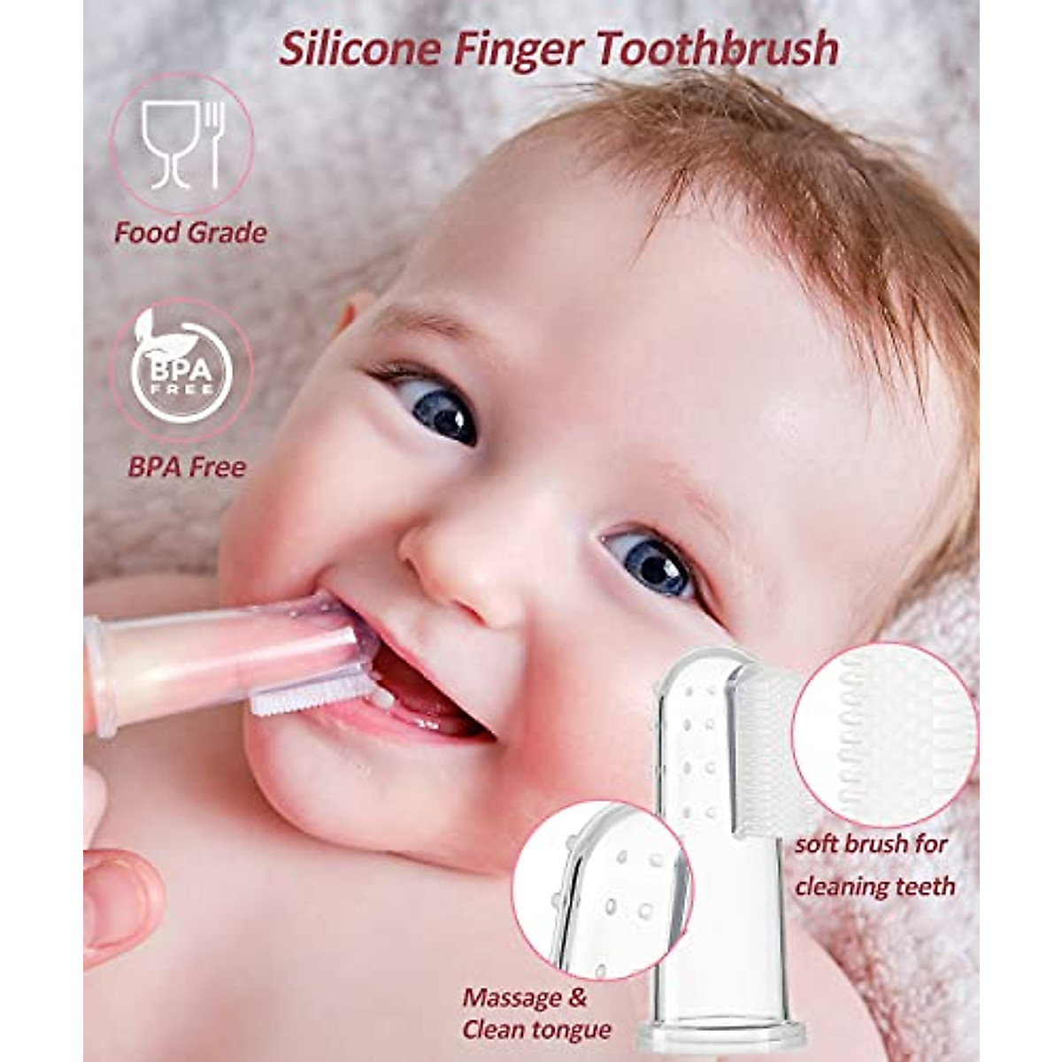 Baby Healthcare and Grooming Kit, Electric Safety Nail Trimmer Baby Nursery Kit, Newborn Care Kits with Hair Brush Comb for Newborn Infant Toddlers Baby Boys Girls Kids, Baby Shower Gifts