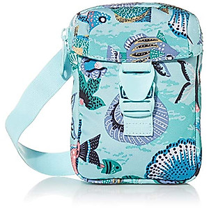 Vera Bradley Women's Recycled Lighten Up Reactive Convertible Belt Bag Sling Crossbody Bag, Paisley Wave Fish, One Size