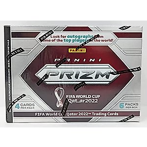 2022 Panini Prizm FIFA World Cup Qatar Soccer Blaster Box (24 Cards Total)