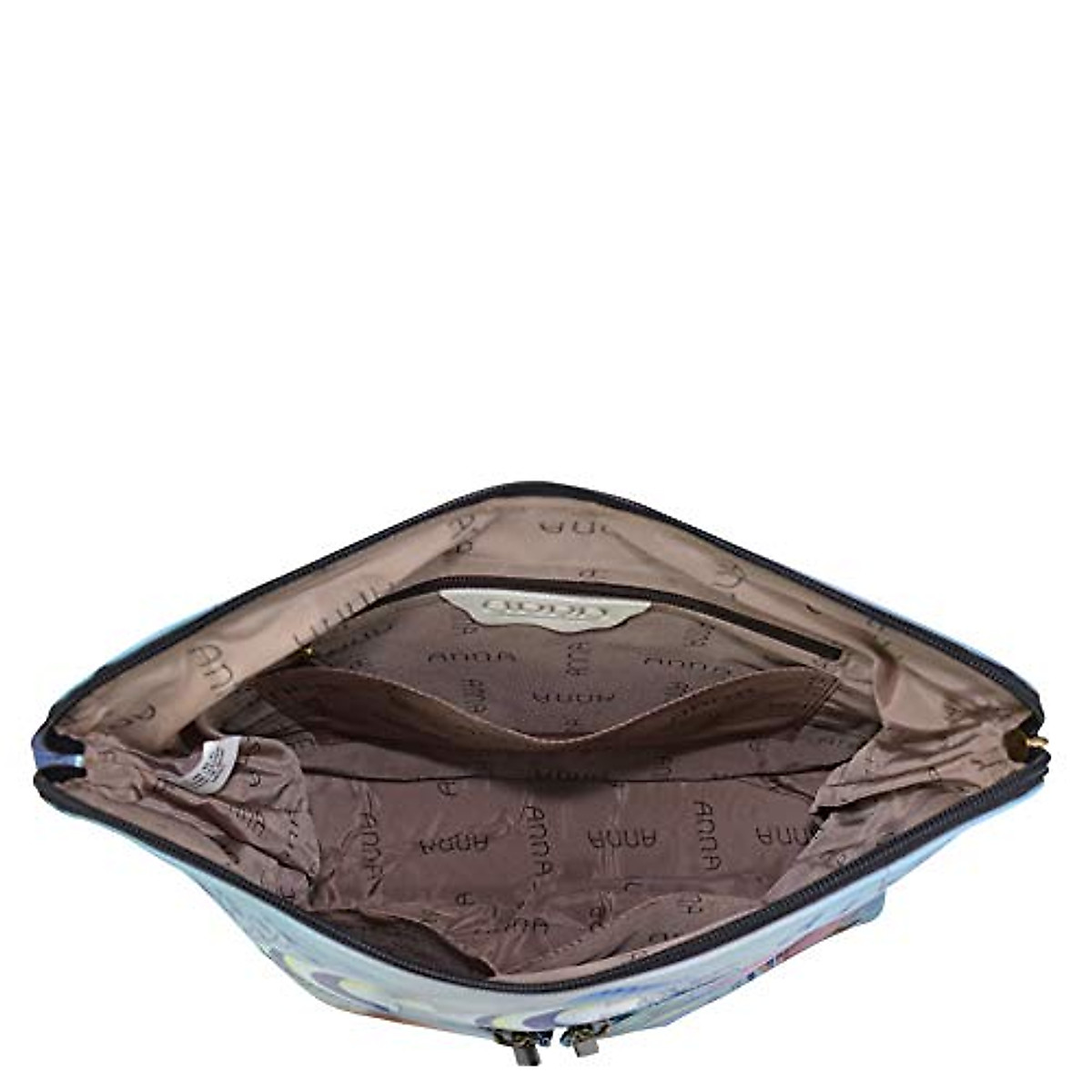 Anna by Anuschka Zip-Top Multi-Compartment Tall Organizer, Treasures of The Reef