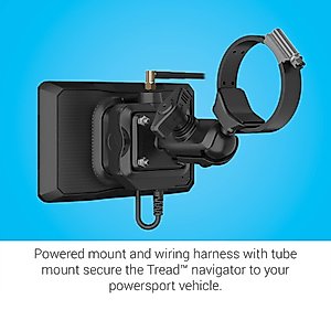Garmin Tread Powersport Off-Road Navigator with Group Ride Radio, Group Tracking and Voice Communication, 5.5" Display, 010-02406-00,Black