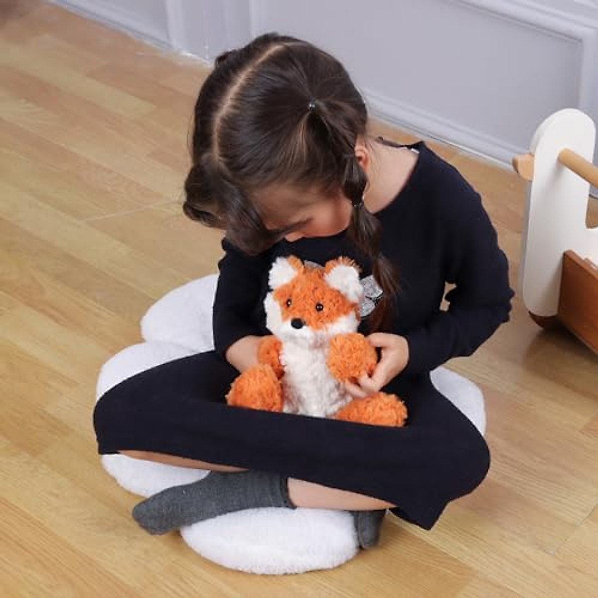 Apricot Lamb Toys Plush Yellow Fox Stuffed Animal Soft Cuddly Perfect for Child (Orange Fox,8 Inches)