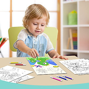 pigipigi Rainbow Scratch Set for Boys: 2 Style Scratch Paper Art Doodle Project Kits Color Crafts Art Supplies DIY Boards Best Birthday Christmas for Children 3 4 5 6 7 8 9 10 11 12 Years Old