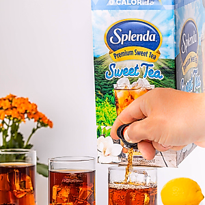 SPLENDA Premium Sweet Tea On Tap, 1 Gallon Bag In Box Ready to Drink Liquid, Sweet Tea, 128 Fl Oz