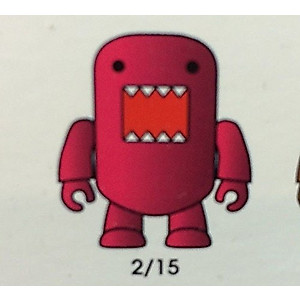 Domo Kun Series 5 BRUSHED METAL PURPLE 2 inch Qee Figure Open Box Closed Bag