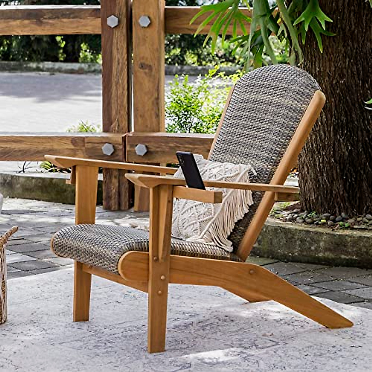 Cambridge Casual Auburn Upholstered Outdoor Adirondack Chair