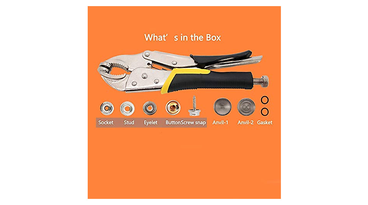 Adjustable Snap Fastener Pliers for Easy Repairs