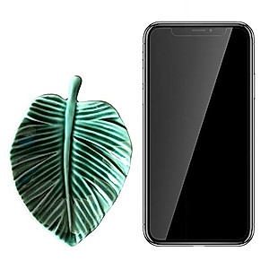 HOME SMILE Leaf Trinket Dish Decorative Ring Dish Holder for Jewelry Engagament Wedding Birthday Gifts