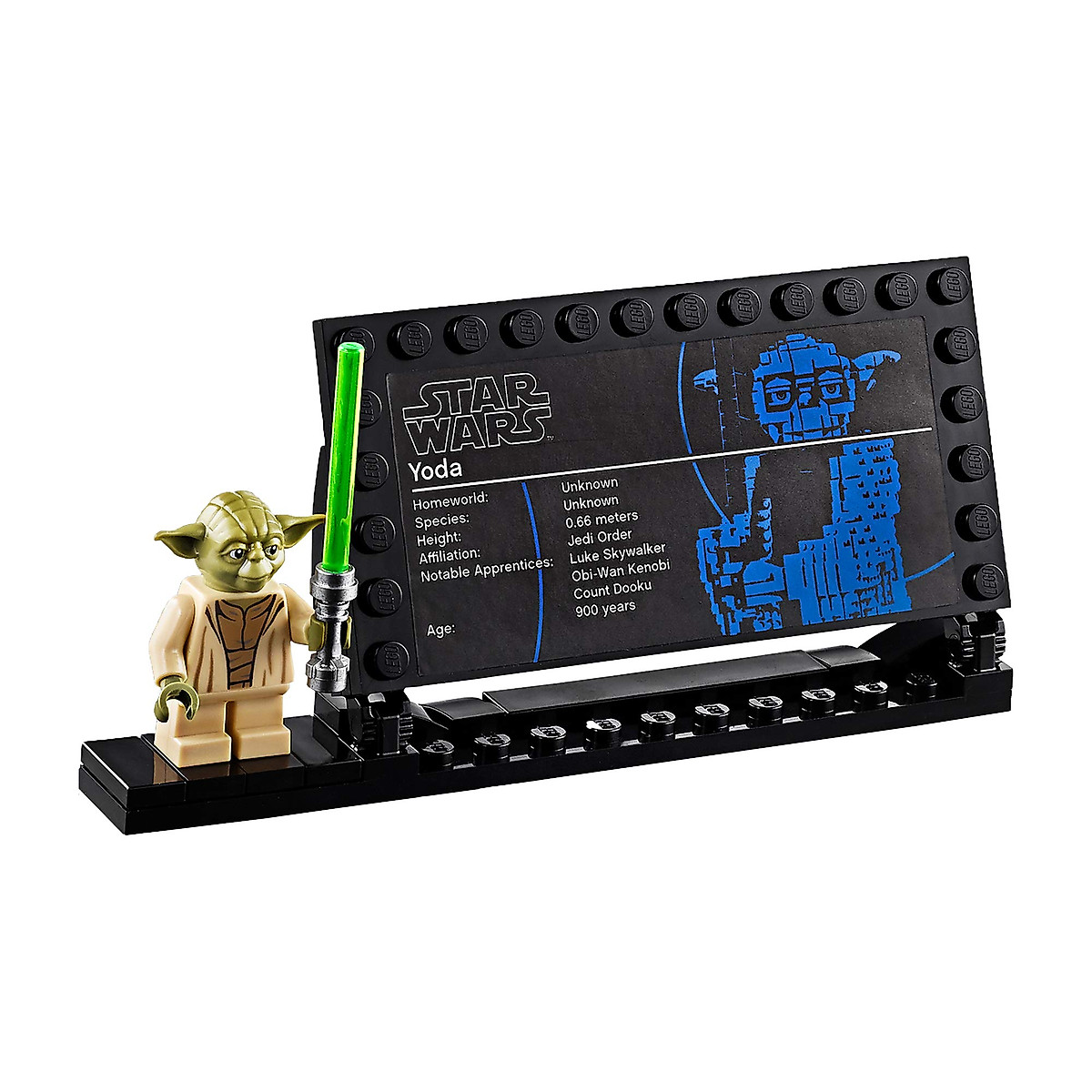 LEGO Star Wars: Attack of The Clones Yoda 75255 Yoda Building Model and Collectible Minifigure with Lightsaber (1,771 Pieces)