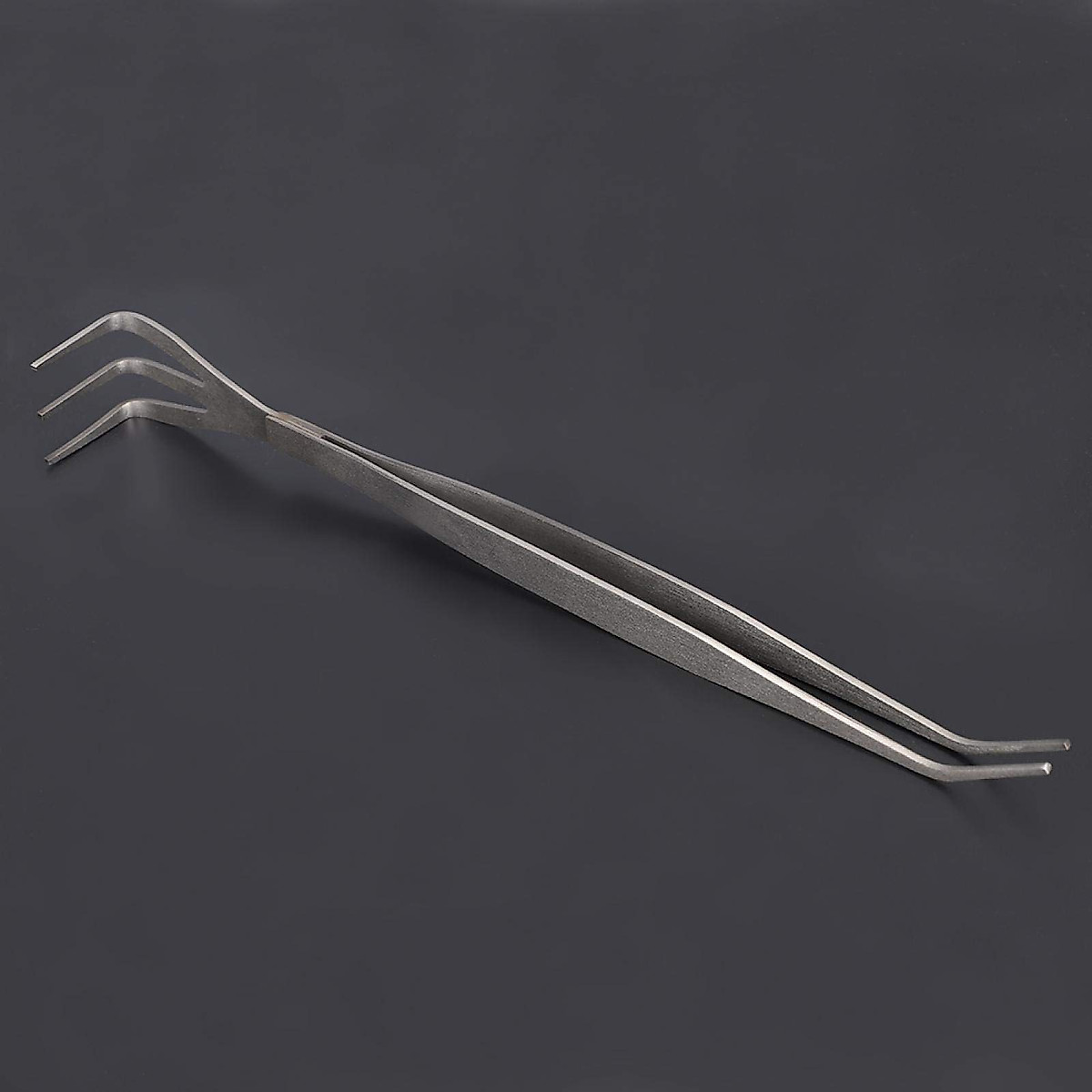 KIKYO Bonsai Root Rake + Tweezers, 2 in 1 Stainless Steel Bonsai & Gardening Tool Soil Bonsai Tree for Outdoor, default, Defult