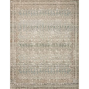 Loloi Angela Rose x Loloi Aubrey Collection AUB-03 Jade/Natural 2'-3" x 3'-9" Accent Rug