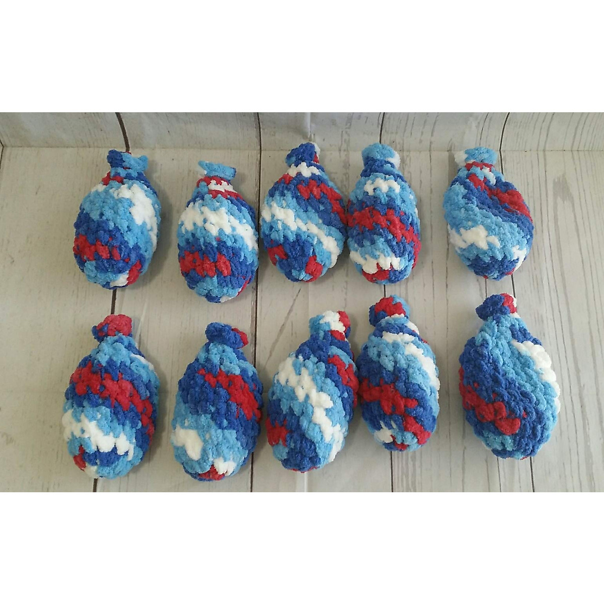 Crochet Reusable Water Balloons RWB, handmade JeannieLD Crochet - Multiple quantities to choose from