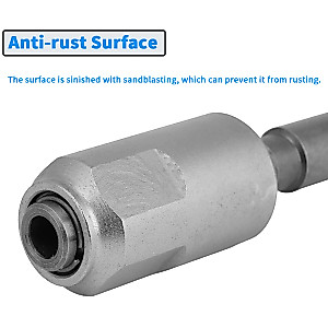 SDS Max to SDS Plus Adapter,Chrome Vanadium Steel Universal Chuck Drill Converter Shank,Power Tools Accessories,Fits All Standard SDS Max Drills,Surface Sandblasting,Help to Prevent Rust