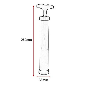 Lobonbo Compact Size Manual Vacuum Bag Space Saver Saving Seal Compressed Storage Bag Pump Compact Hand Air Vacuum Pump(Black & Yellow)