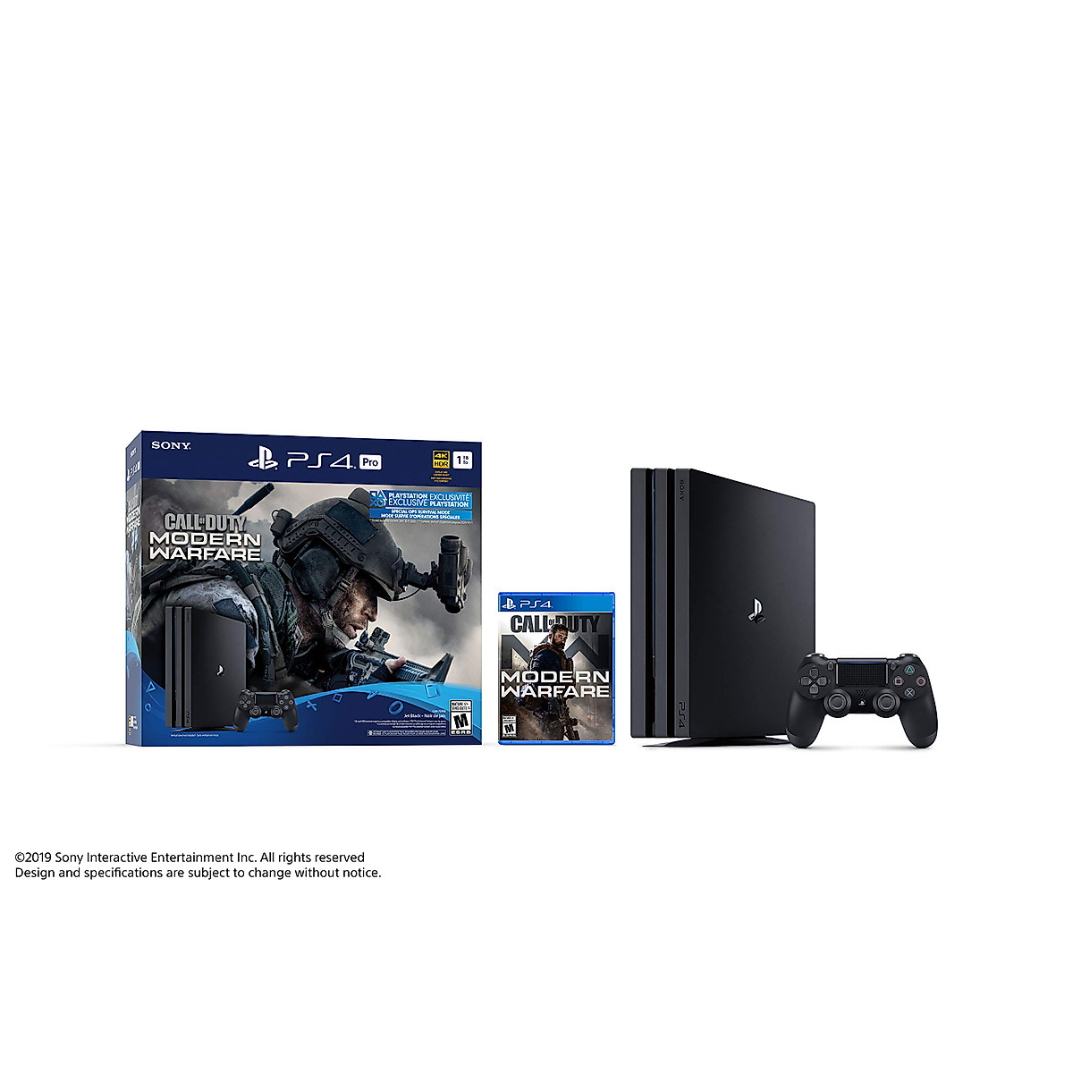 Sony PlayStation 4 Pro 1TB Console - Call of Duty: Modern Warfare Bundle - PlayStation 4