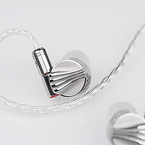 FiiO FD5 Headphone Earphones High Resolution 1DD Earbuds Wired Bass Heavy with Swappable Plug 2.5mm/3.5mm/4.4mm for Smartphones/PC/Laptop/Tablet Beryllium-Coated DLC