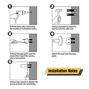 Yundoza 2 Pack Bathroom Towel Hooks, Screw in Metal Coat Robe Hook(Matte Black)