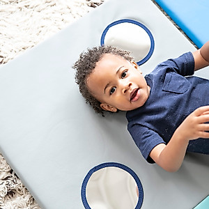 ECR4Kids SoftZone 123 Look at Me Activity Mat, Folding Playmat, Contemporary