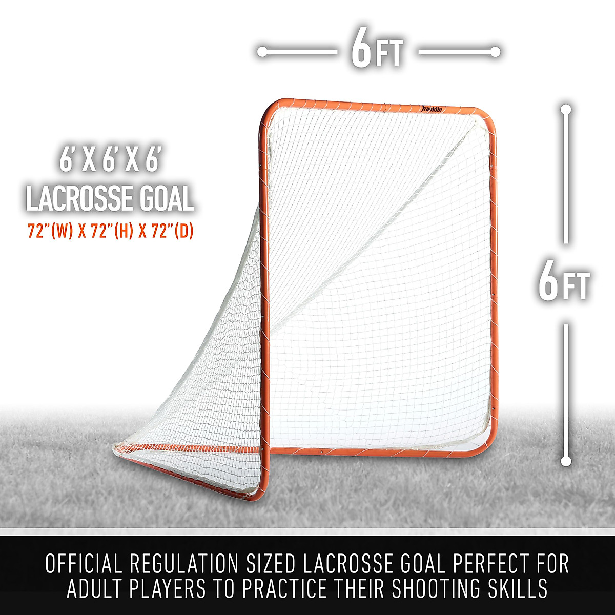 Franklin Sports Franklin Sports Backyard Lacrosse Goal - Kids + Adult Lacrosse Training Net - Lacrosse Training Equipment - Youth + Adult Training