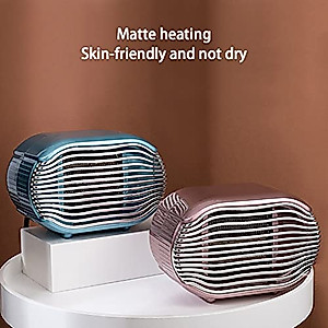 Outdoor Garden Heater Heater Ceramic Desktop Heater Small Sun Energy Saving Small Desktop Household Small Electric Heater Patio Heater (Color : Bianco, Size : EU)