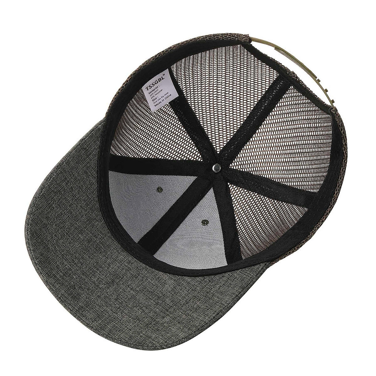 TSSGBL XL,XXL Snapback Trucker Hat Big Head Men Women Summer Plain Baseball Cap,Adjustable Blank Mesh Back Work Ball Caps Green