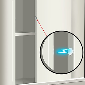 Mousike Magnetic Door Catch Ultra Thin Cabinet Magnets Stainless Steel Drawer Magnet Catch for Sliding Door Closure Kitchen Cabinet Cupboard Closet Closer (4Pack)