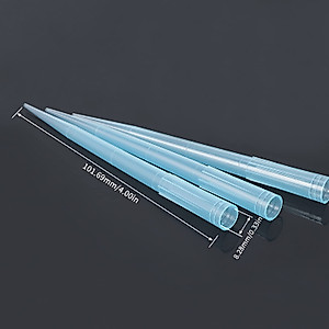 1mL Pipette Tips, Universal Blue 1000ul Pipette Tips, Polypropylene (PP), 500pcs/bag, Non-pyrogenic, DNAse/RNAse Free, Autoclavable, Widely Compatible