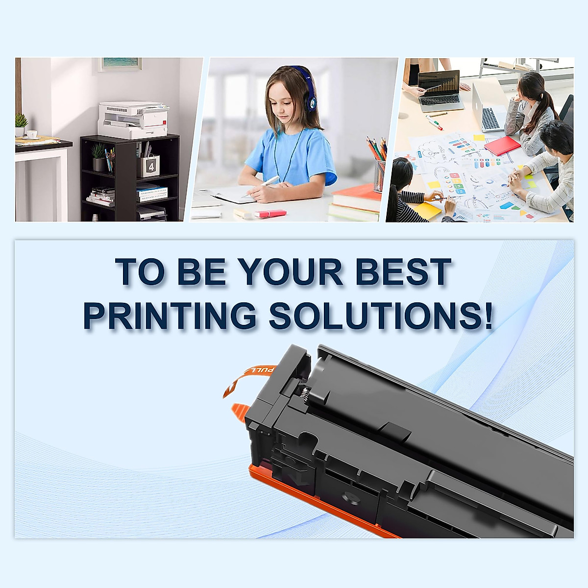 131A 131X Black,Cyan, Magenta, Yellow High-Yield Toner Cartridges (4 Pack) Works with HP Laserjet Pro 200 Color M251nw MFP M276nw M251n M276n Printer Ink