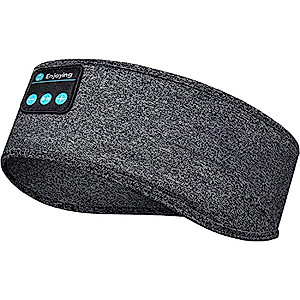 Sleep Headphones Bluetooth Sleeping Headband - Perytong Sleeping Headphones Headband Headphones, Ultra-Soft Long Time Play Headphone Band for Side Sleepers, Sleeping Gifts for Women